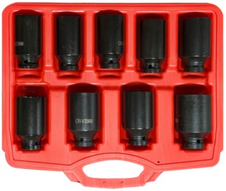 Sada nástrčných hlavic MECHANIC WRENCH SET 1, 1/2", 9 ks SIXTOL | Red Rider
